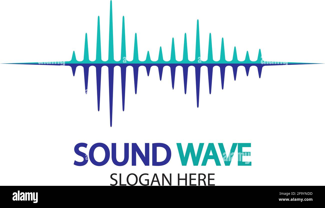 Sound waves vector illustration design template Stock Vector Image ...