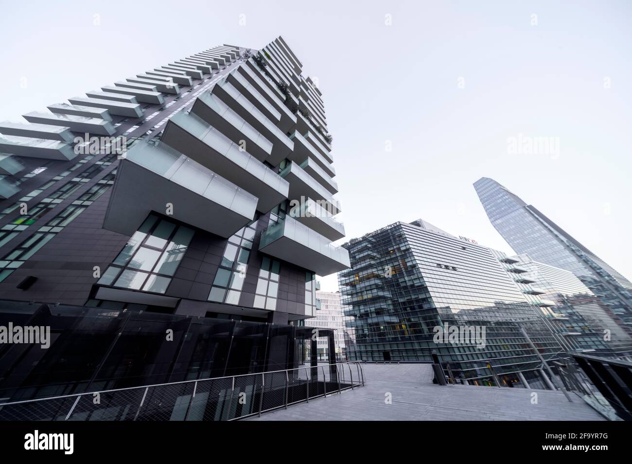Milan, Lombardy, Italy: Torre Solaria, the highest residential building ...