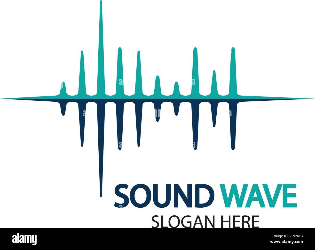 Sound of waves Stock Vector Images - Alamy