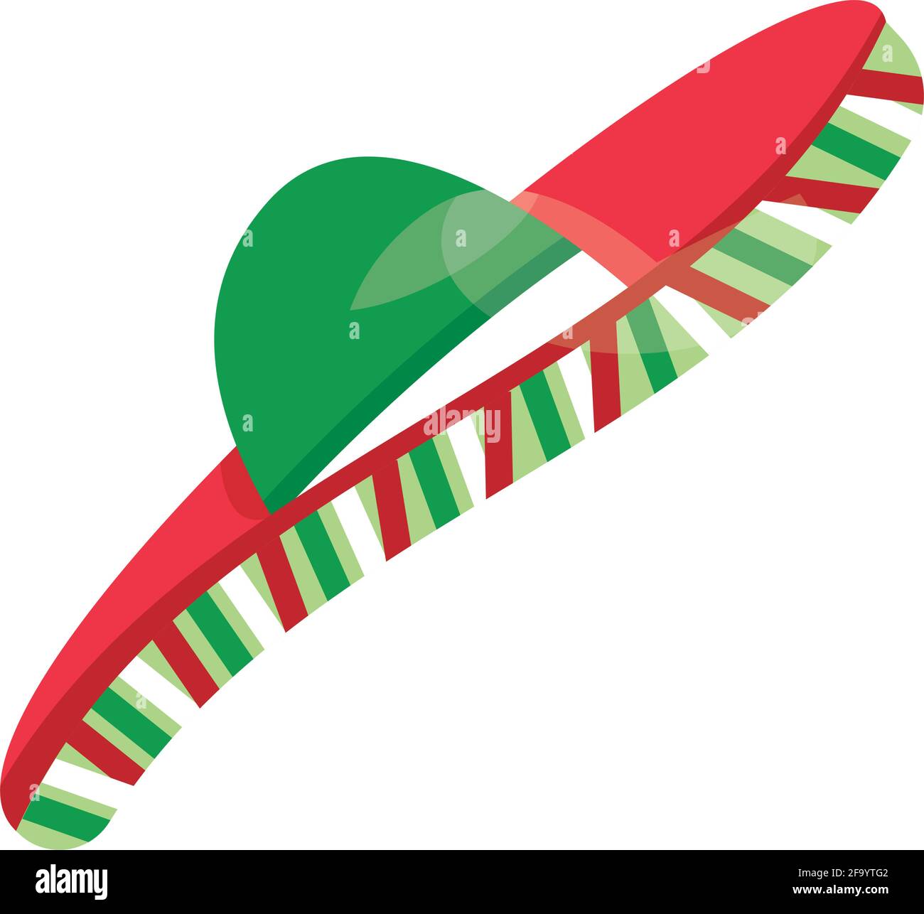 Traditional mexican hat icon. Mexican folklore - Vector Stock Vector ...