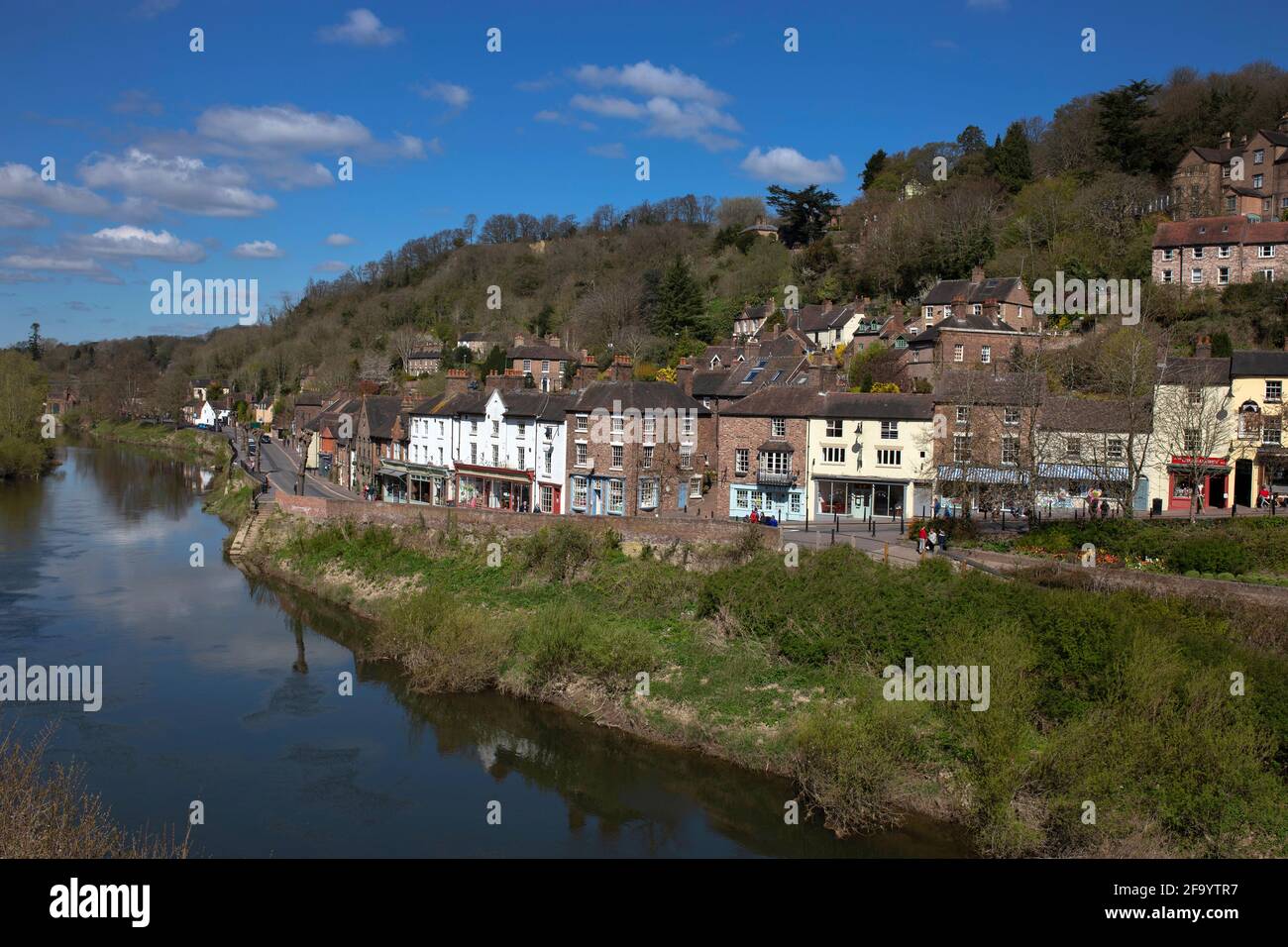 View of Ironbridge in Telford, Shropshire, England. UNESCO World ...