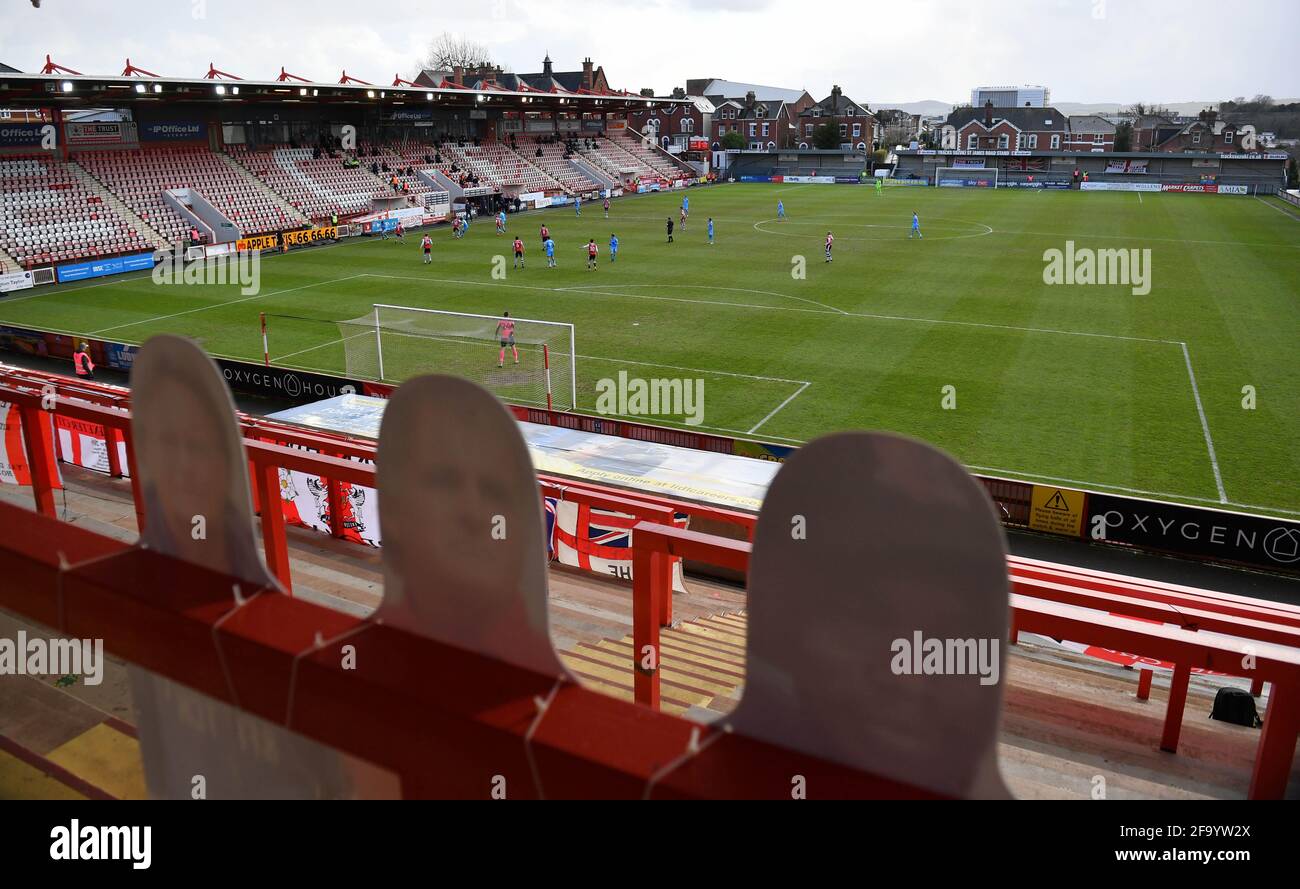 Exeter city supporters hi-res stock photography and images - Alamy