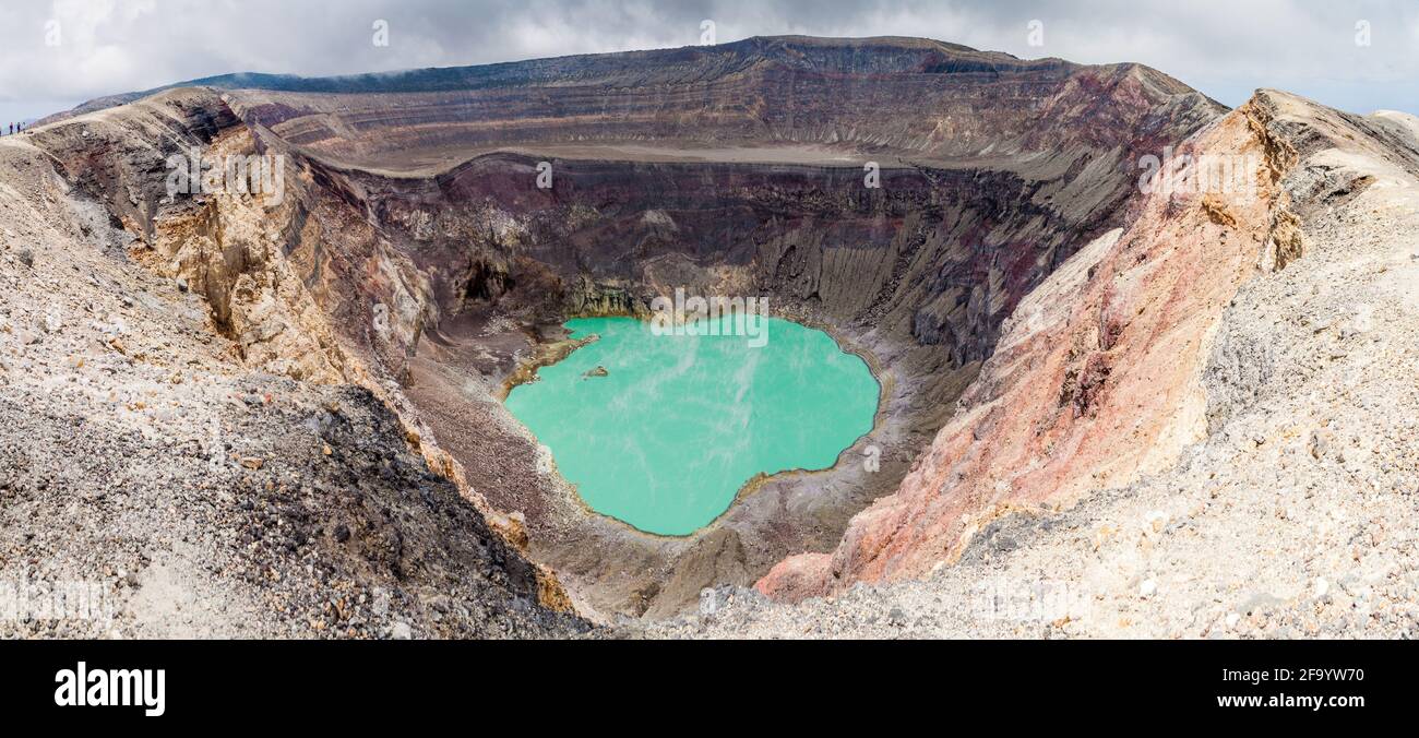 Crater of Santa Ana volcano, El Salvador Stock Photo - Alamy