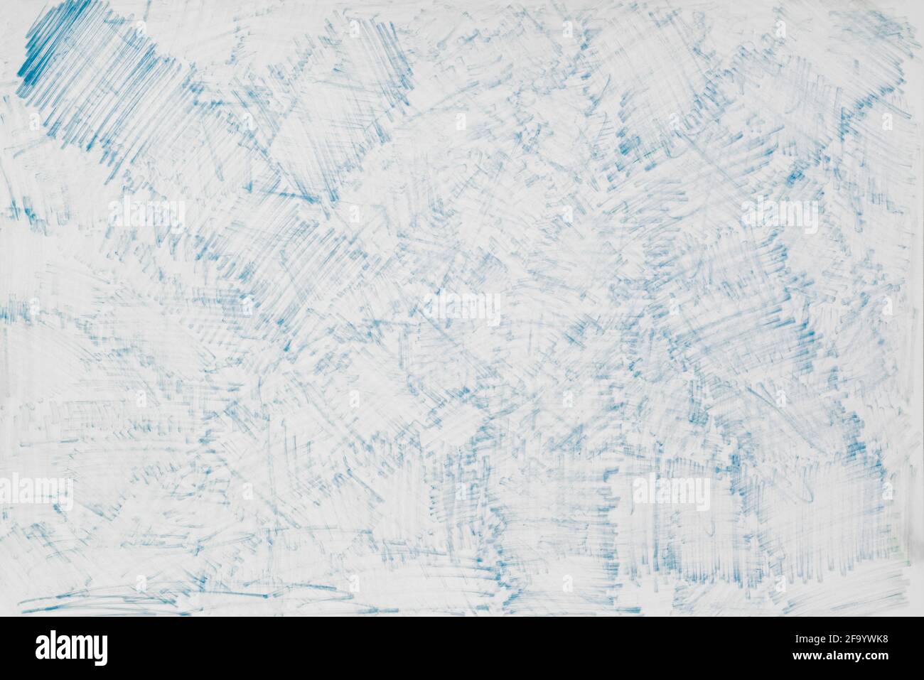 blue color marker doodles texture on white background Stock Photo - Alamy