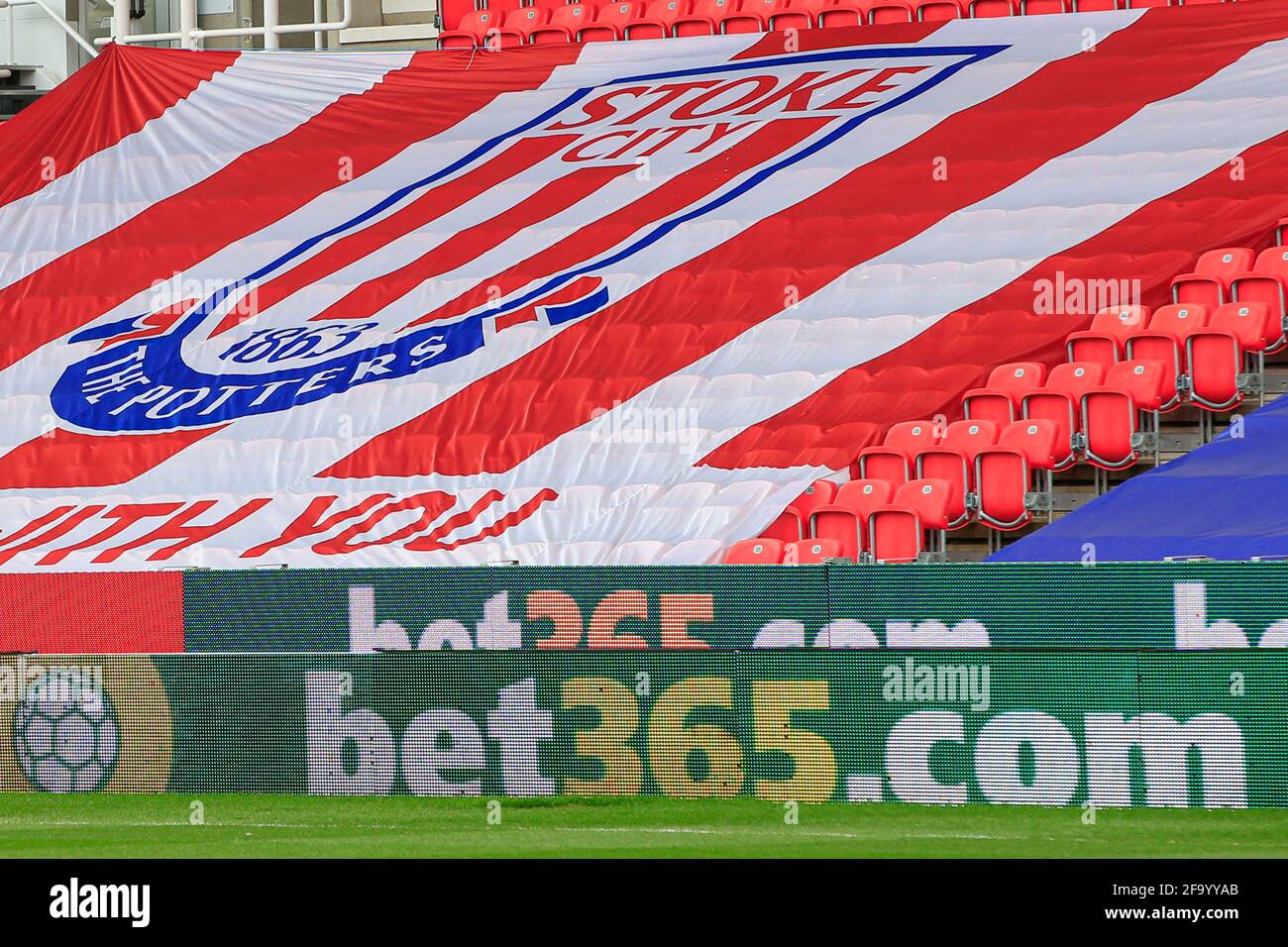 Stoke city stadium flag hi-res stock photography and images - Alamy