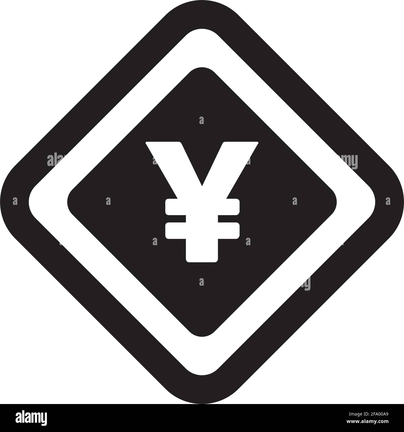 Yen dollar vector vectors Black and White Stock Photos & Images - Alamy