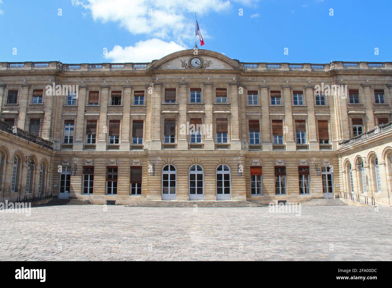 town hall (former rohan palace) in bordeaux in france Stock Photo - Alamy