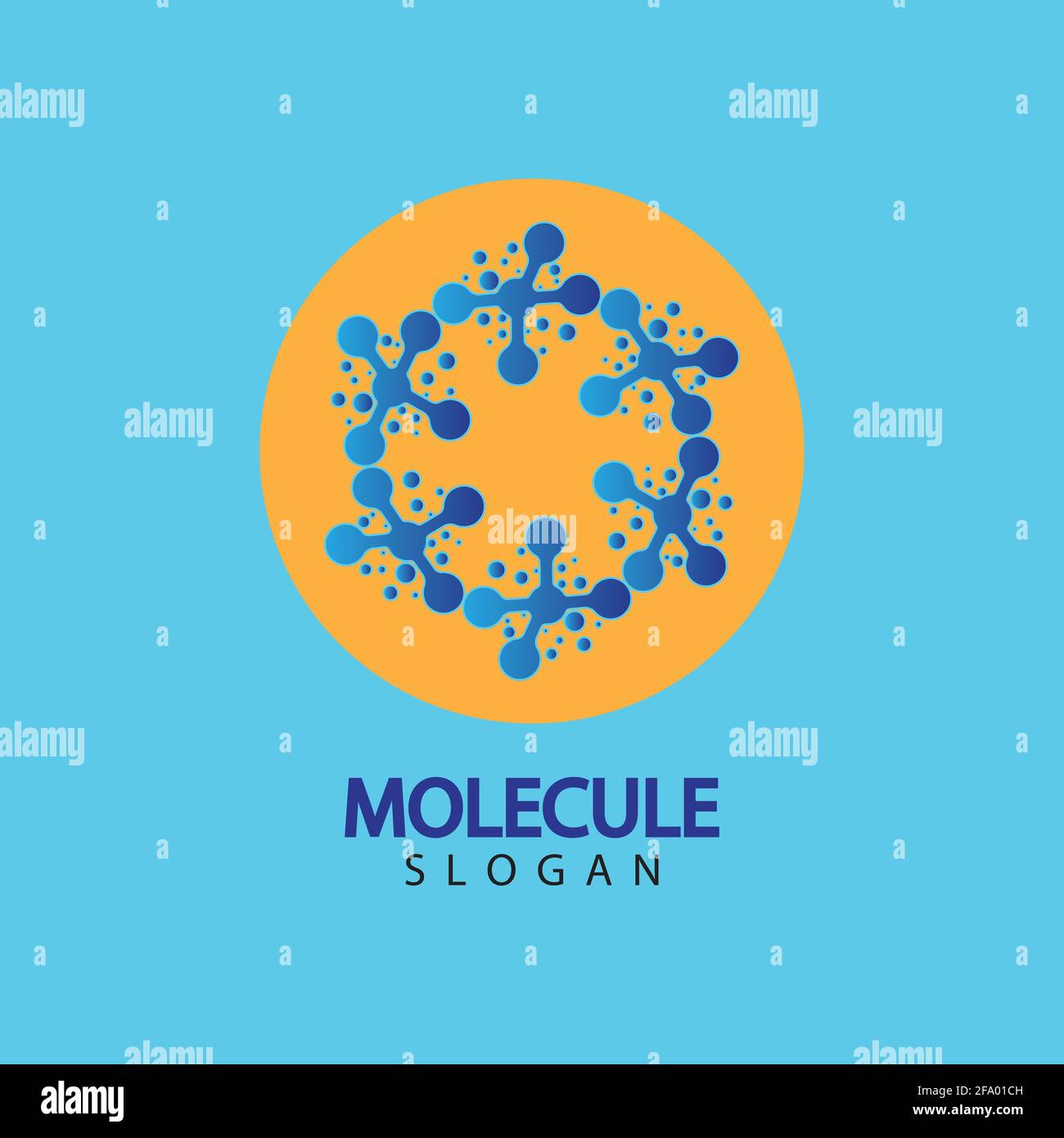 Molecule symbol logo template vector illustration design Stock Vector ...