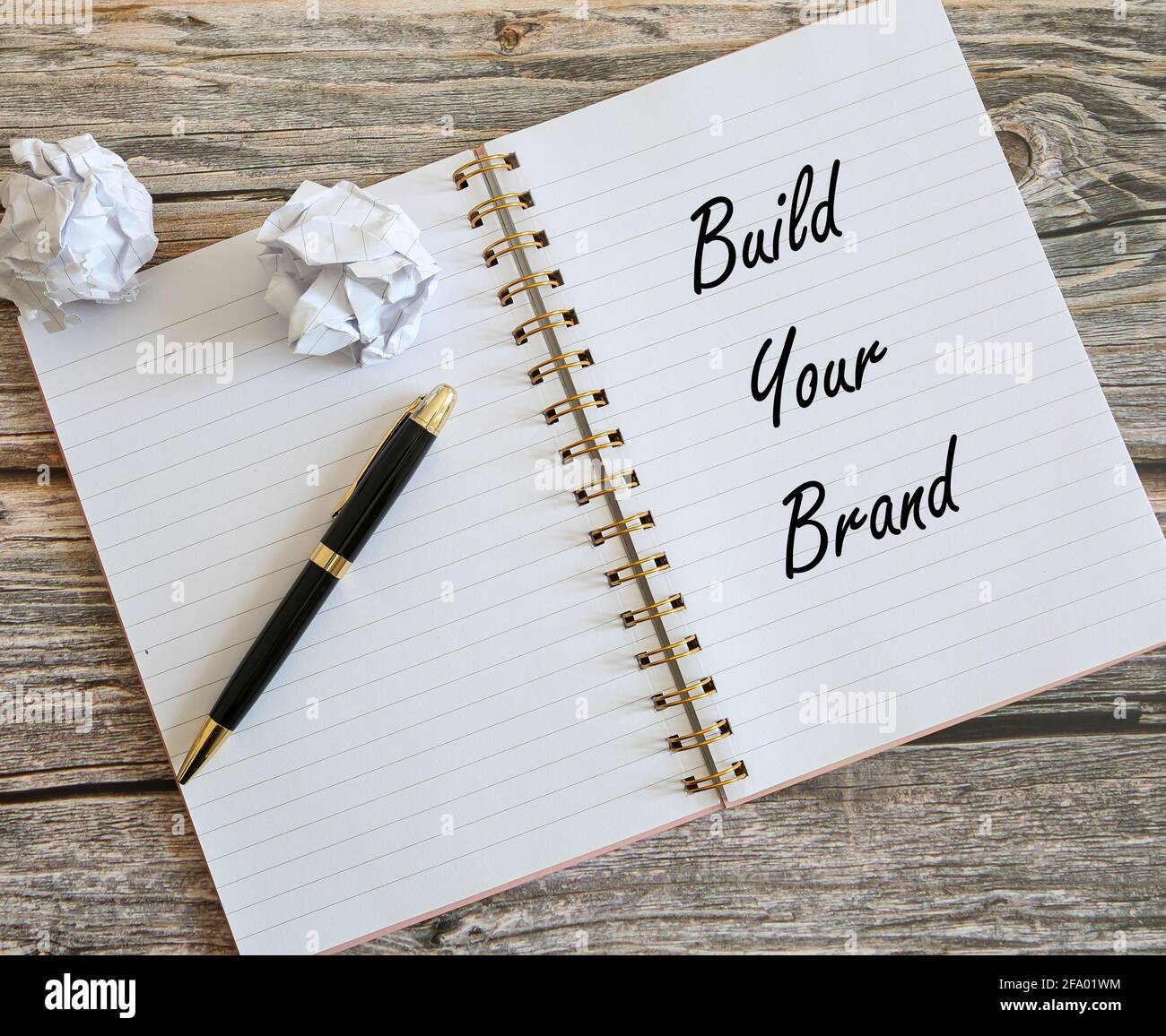 Build brand word written hi-res stock photography and images - Alamy