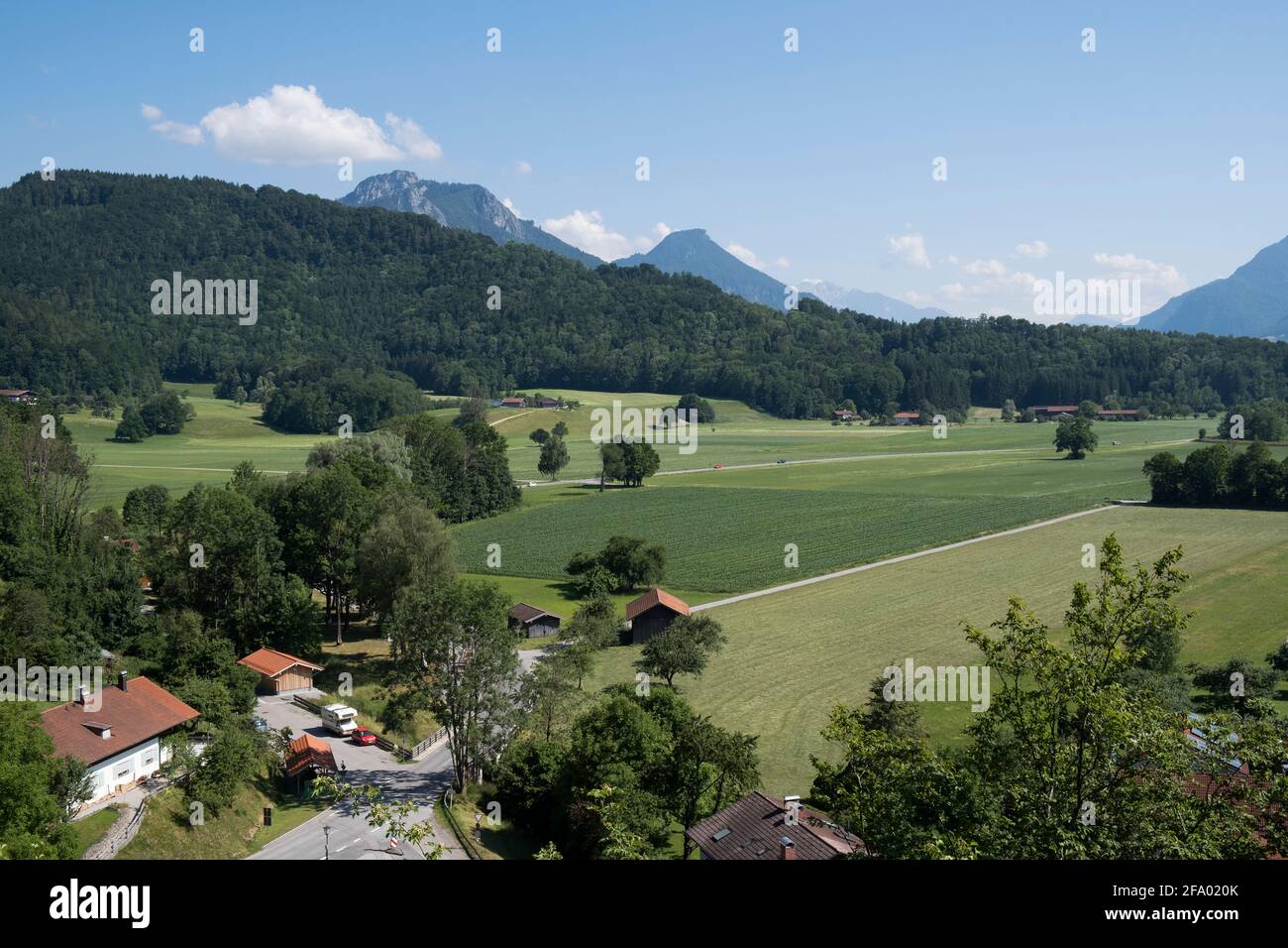 Town view with inn valley hi-res stock photography and images - Alamy