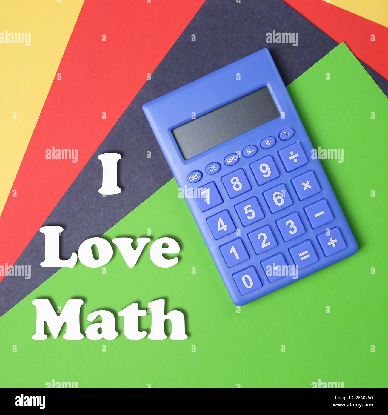 I love math hi-res stock photography and images - Alamy