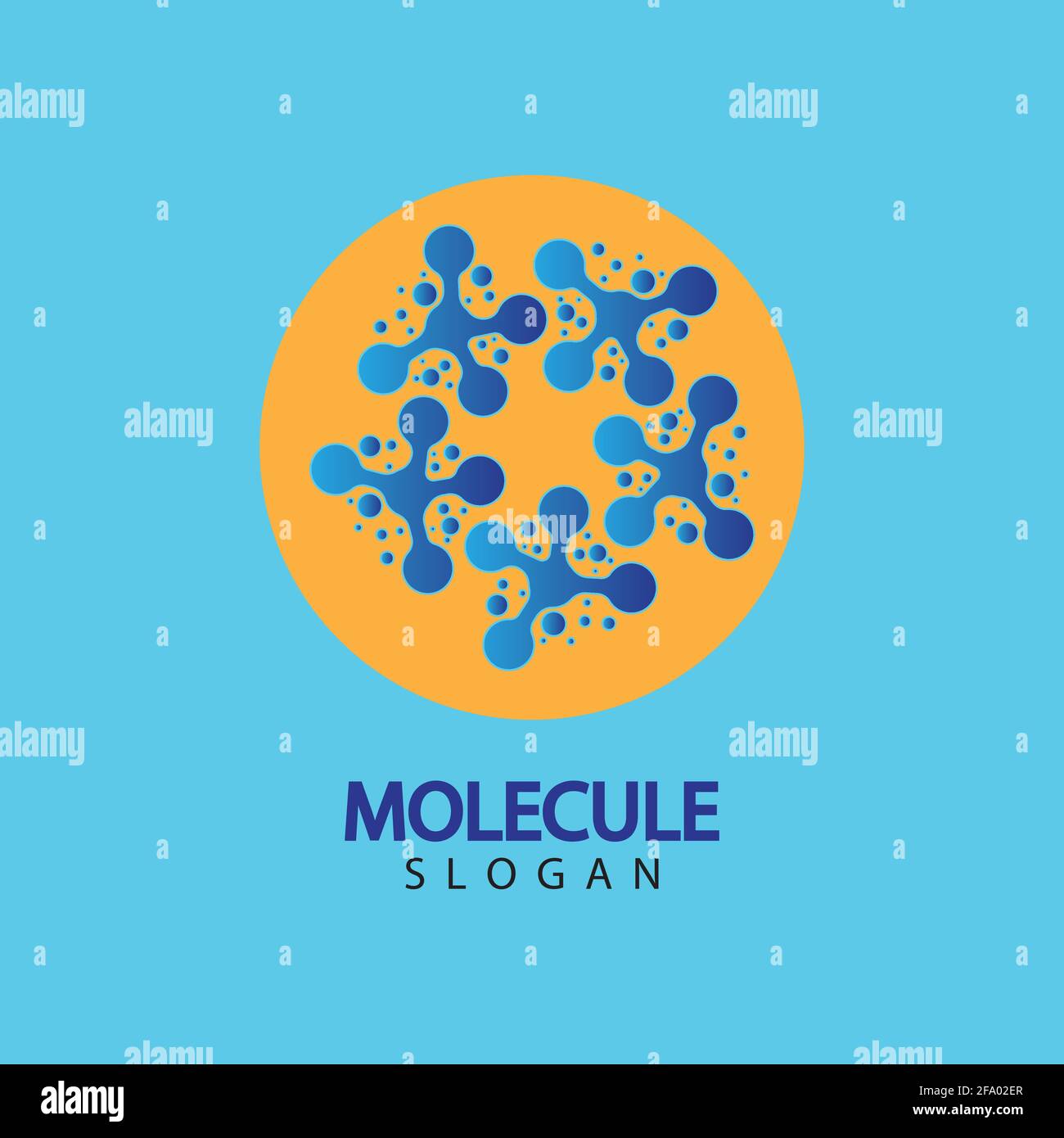Molecule symbol logo template vector illustration design Stock Vector ...