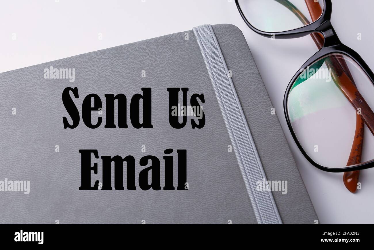 Send document email white hi-res stock photography and images - Alamy