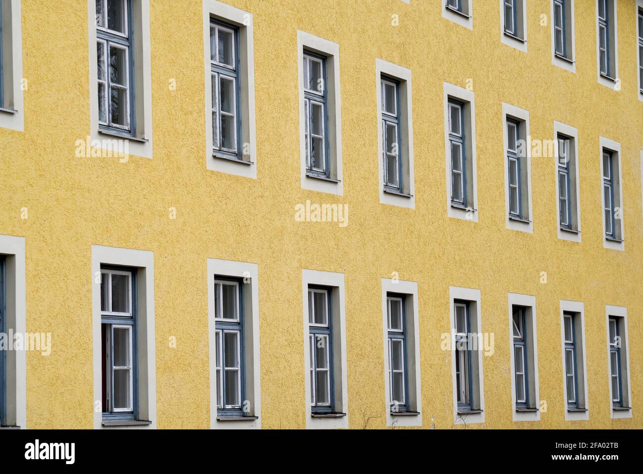 German military barracks in Bavaria photographed before the demolition ...
