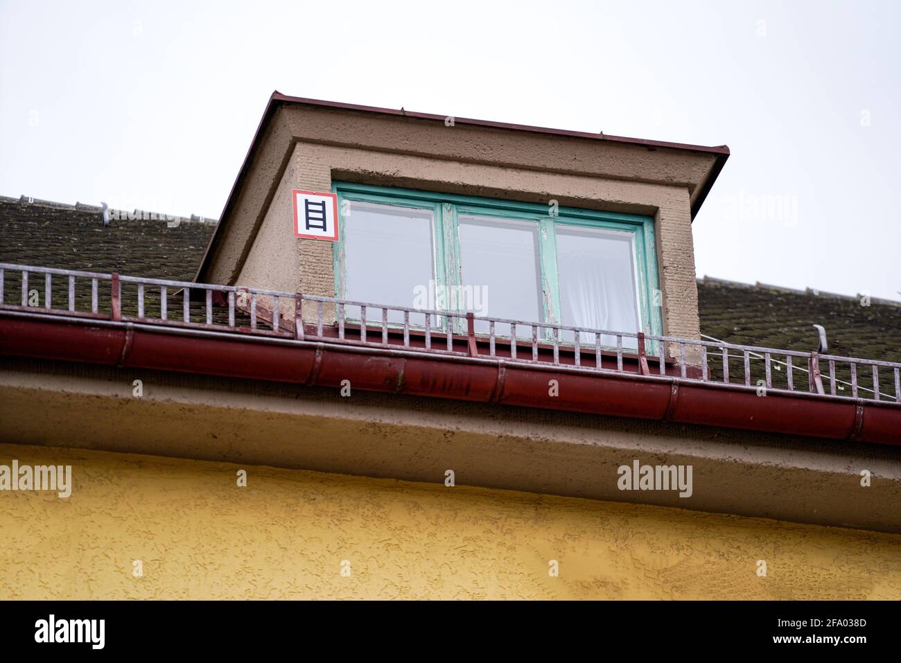 German military barracks in Bavaria photographed before the demolition ...