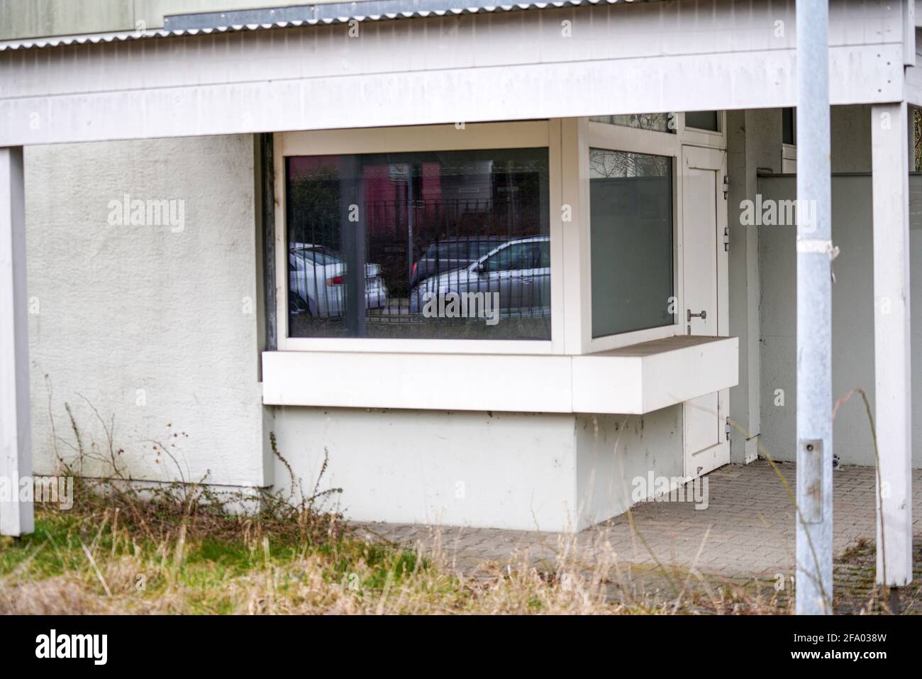 German military barracks in Bavaria photographed before the demolition ...