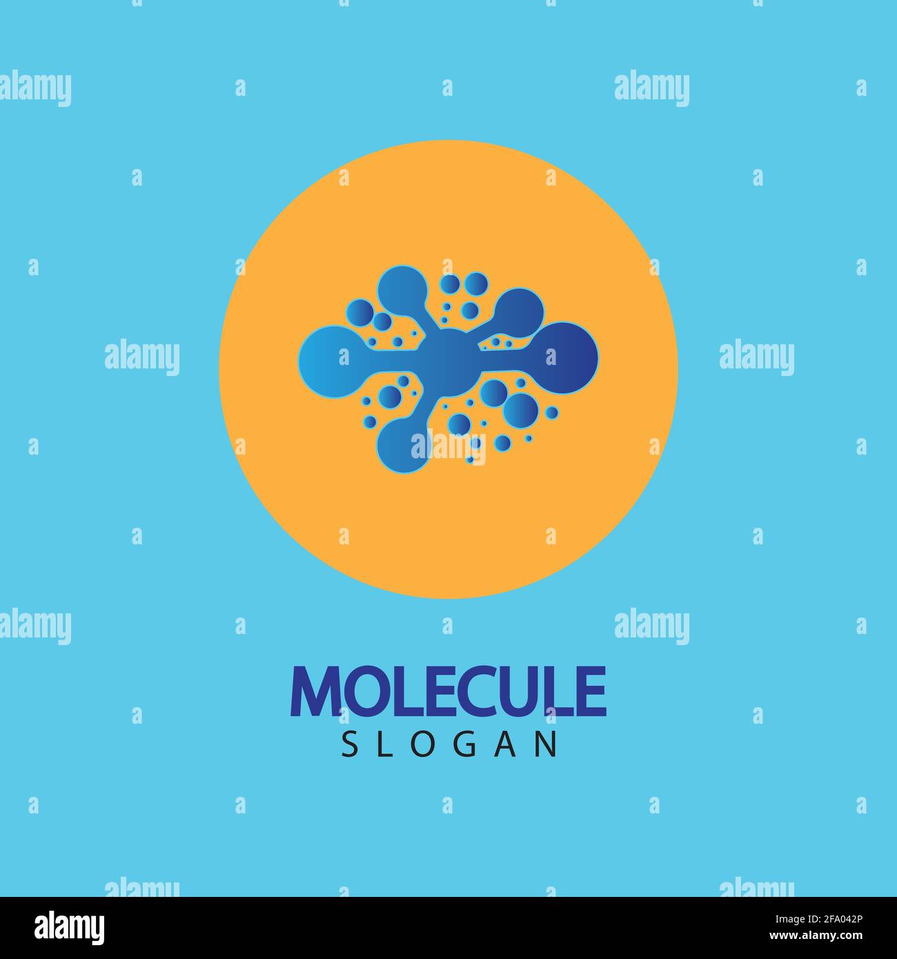Molecule symbol logo template vector illustration design Stock Vector ...