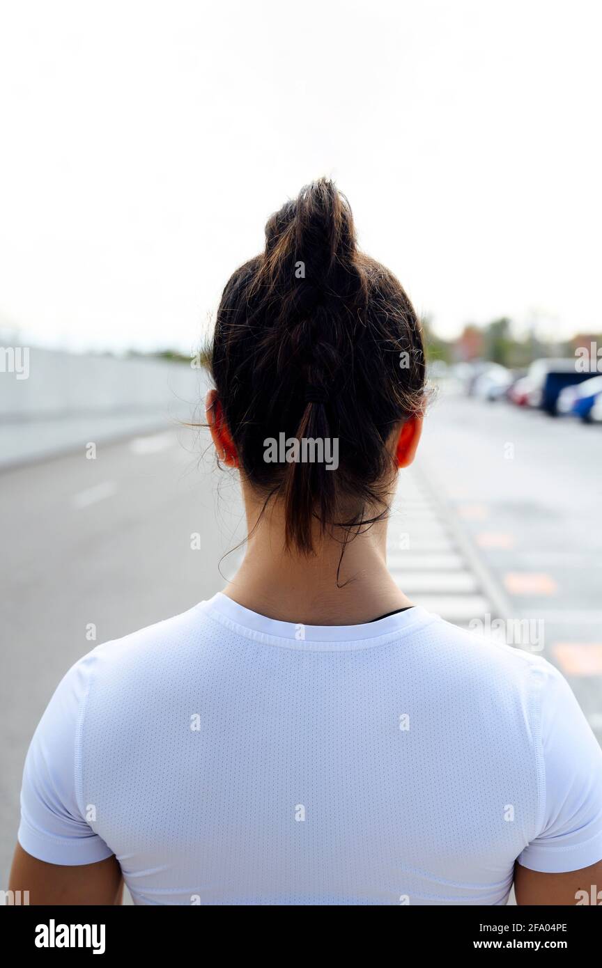 Woman running from behind hi-res stock photography and images - Alamy