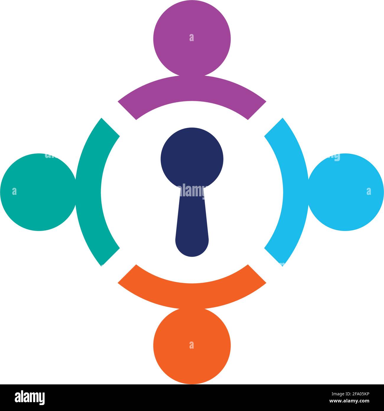 Simple key logo icon design vector template illustration Stock Vector ...