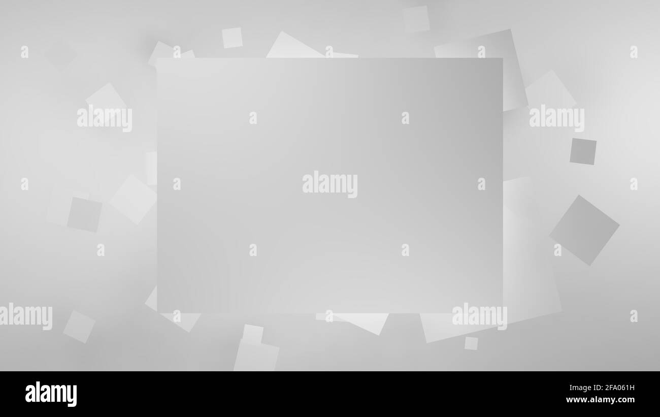 3D Illustration of rectangular and square planes Stock Photo - Alamy