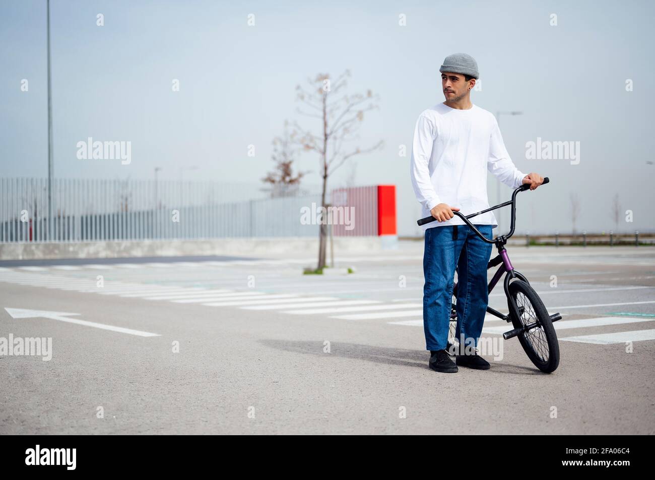Man on bike isolated hi-res stock photography and images - Alamy