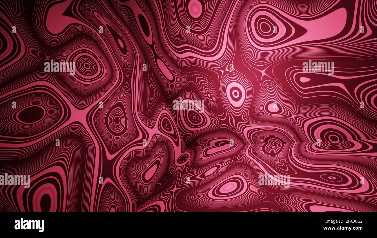 3D Illustration of a trippy pattern Stock Photo - Alamy