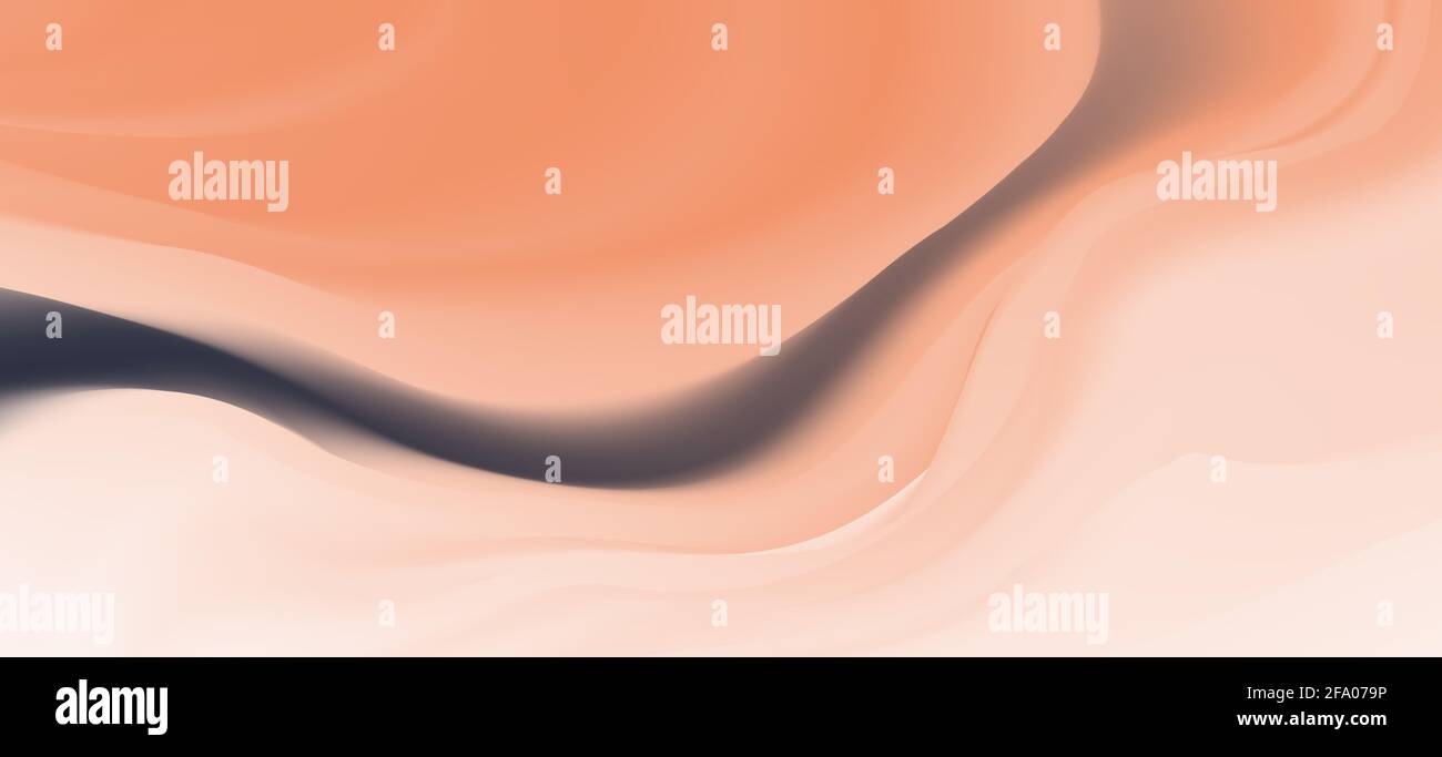 Web header liquid background design with grey and orange color flow ...