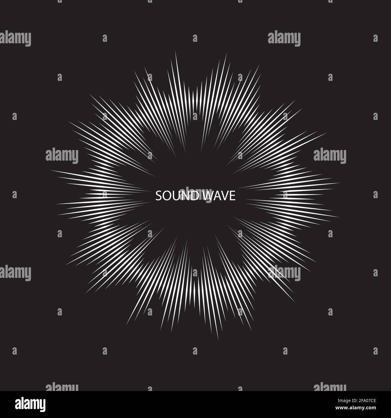 Soundwave vector Black and White Stock Photos & Images - Alamy