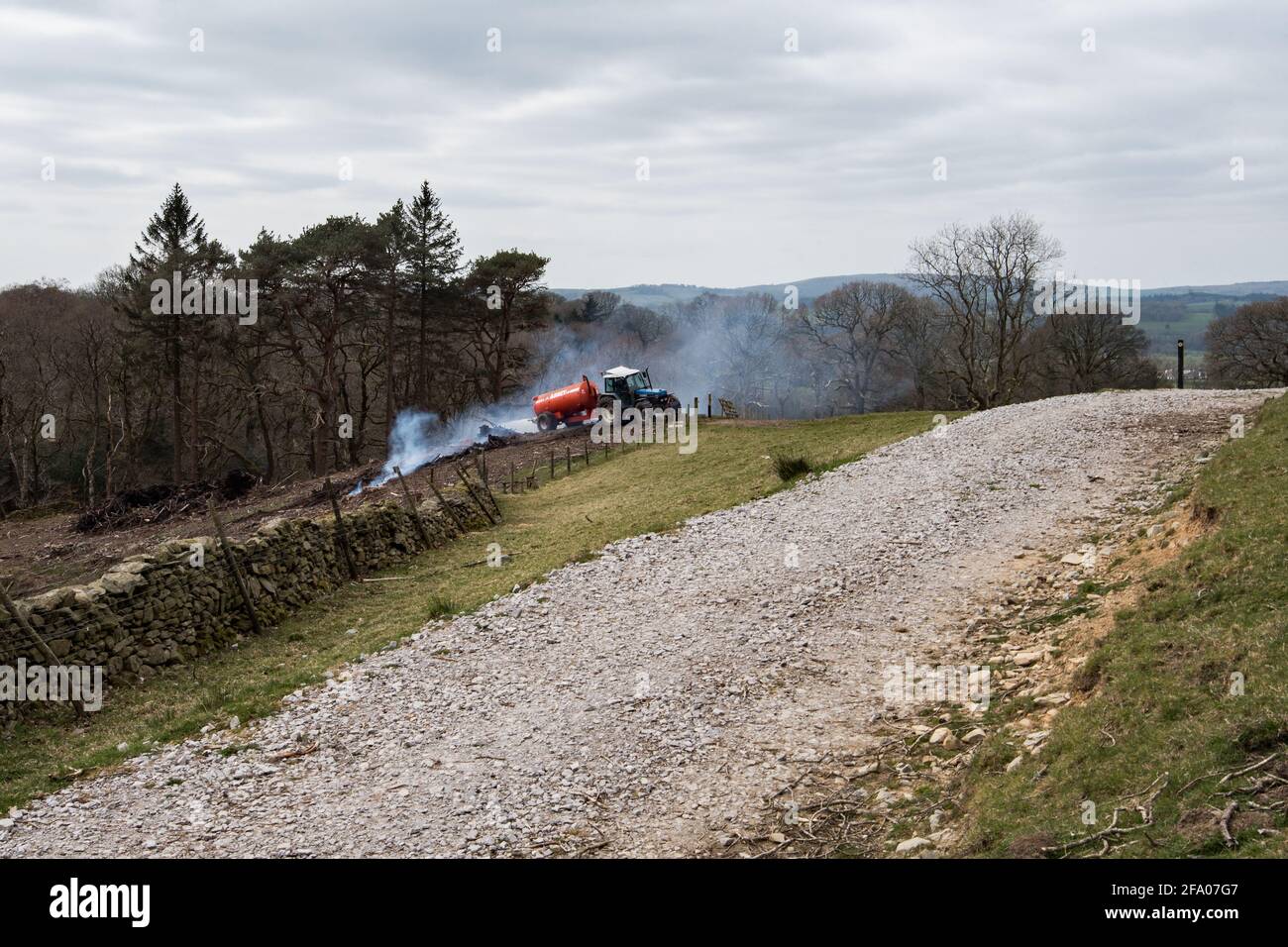 Fire in felled timber area hi-res stock photography and images - Alamy