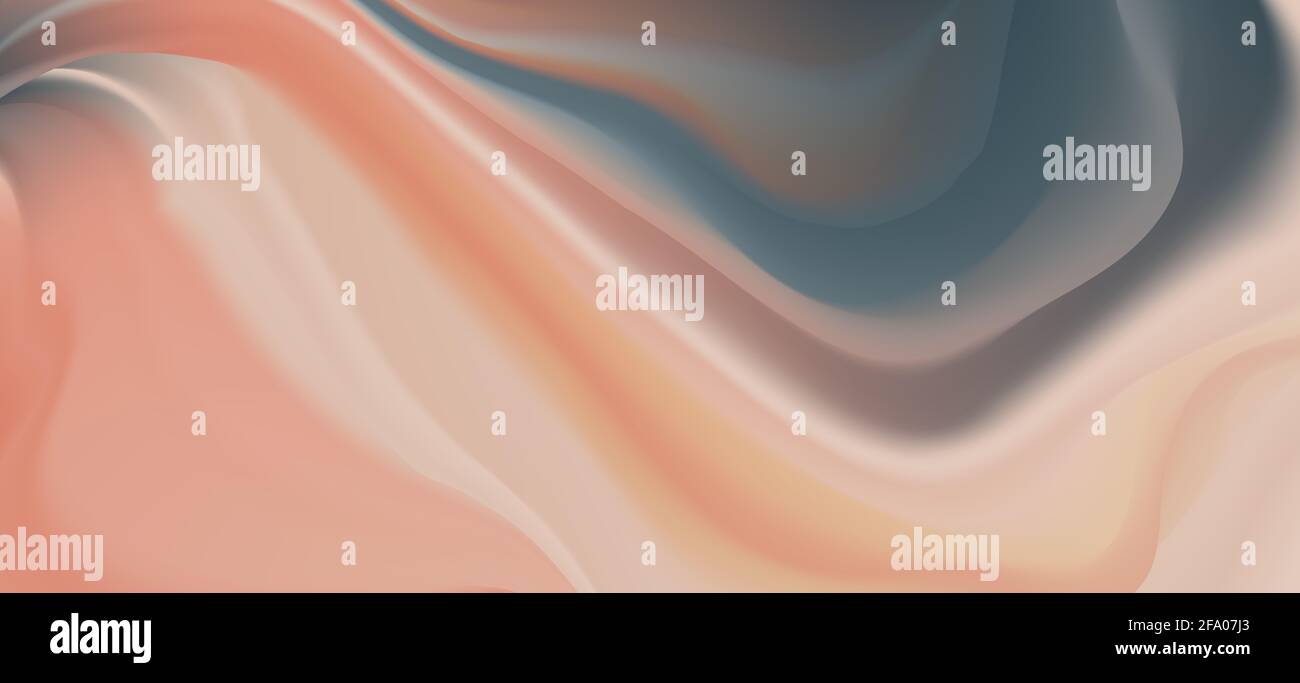 Web header liquid background design with grey and orange color flow ...