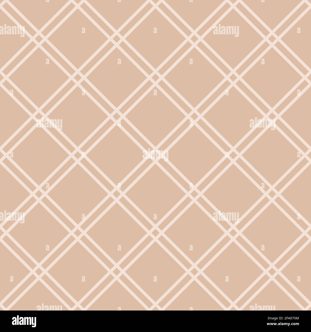 Seamless vector plaid pattern with diagonal stripes. Simple design for ...