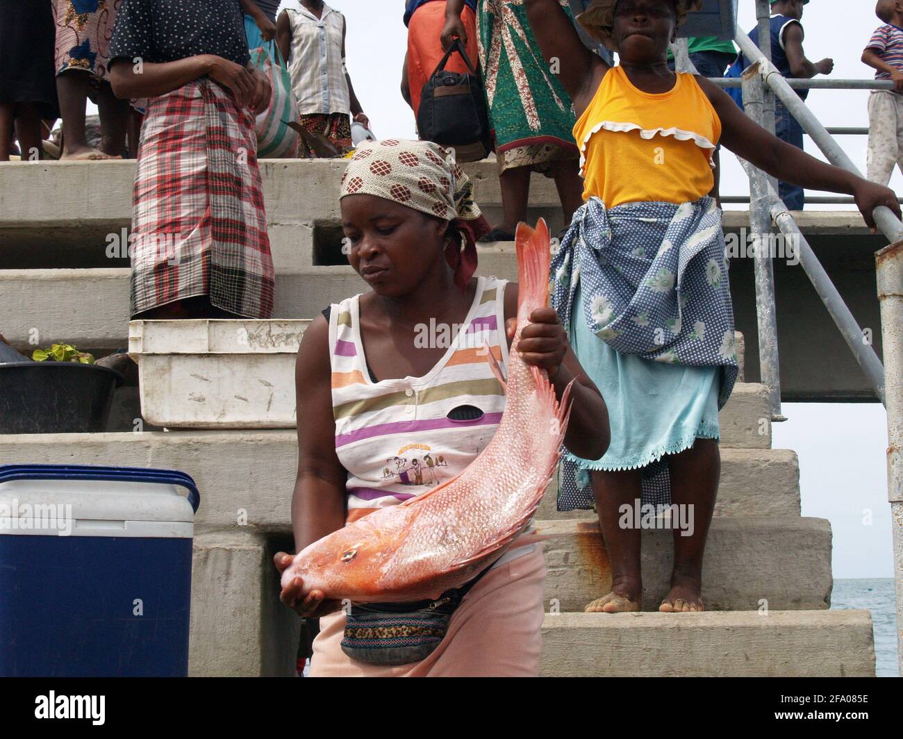 A typical day in the life of a fish trader - Inhaca Island, Mozambique ...