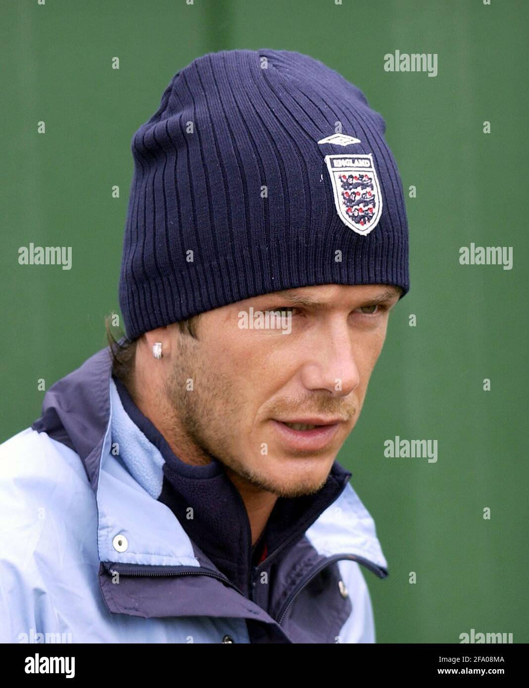 Football training david beckham hi-res stock photography and images - Alamy