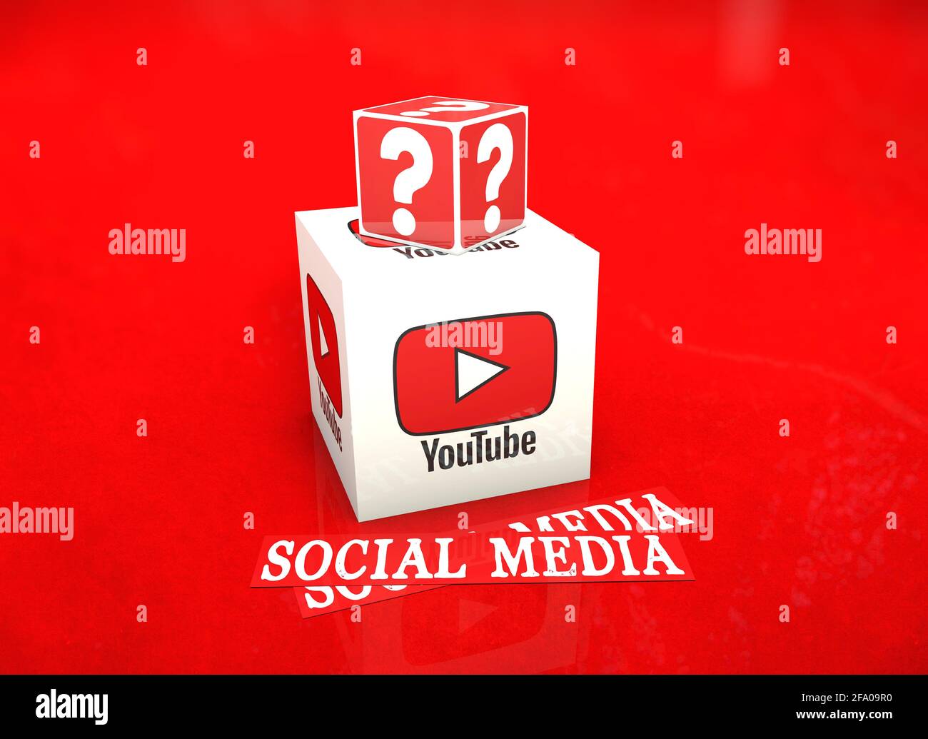 youtube, social network background design Stock Photo - Alamy