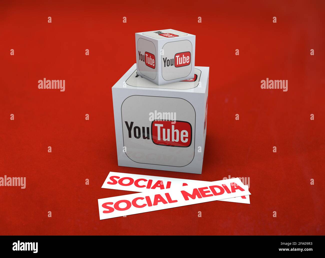 youtube, social network background design Stock Photo - Alamy