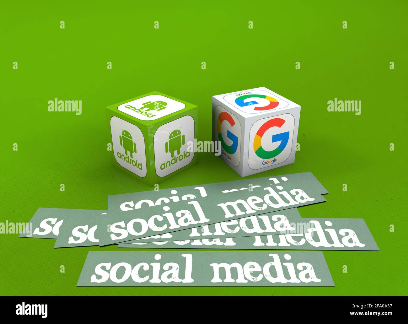 android, social network background design Stock Photo - Alamy