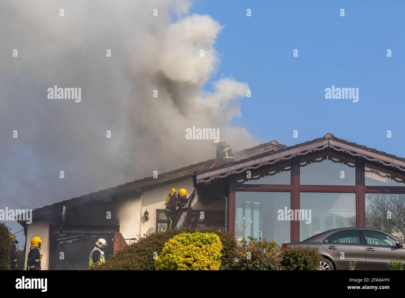 Fire fighting tender hi-res stock photography and images - Alamy