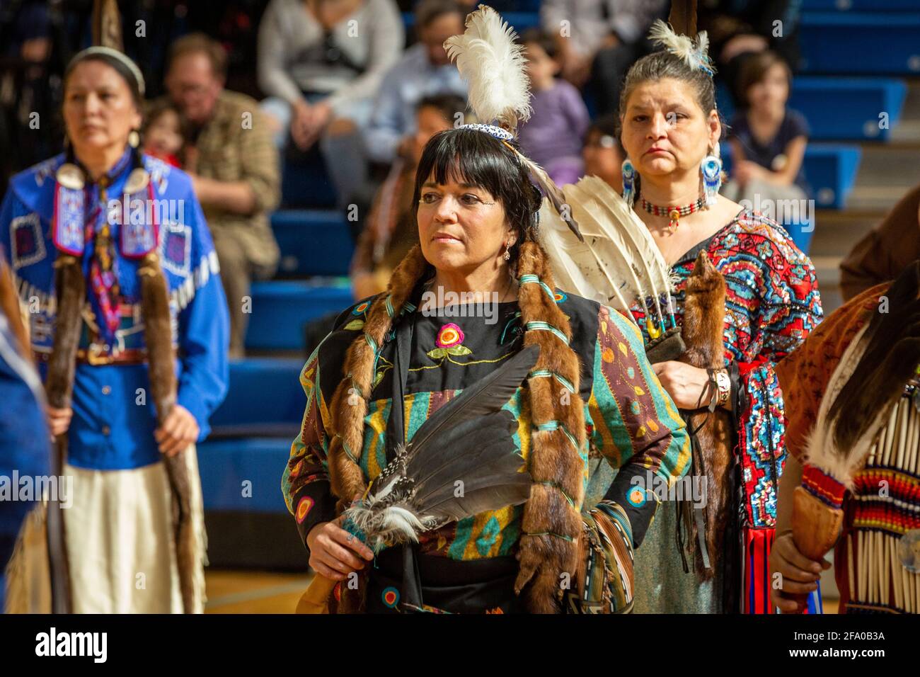 Indigenous Pow Wow Celebration Stock Photo - Alamy