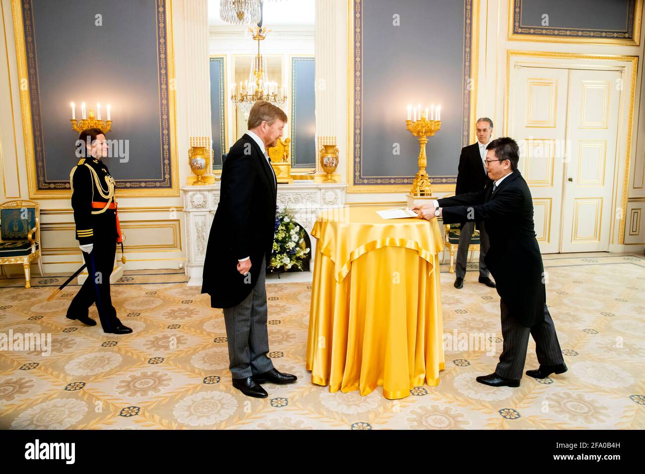 21-04-2021 Presentation of the credentials of the ambassador of the ...