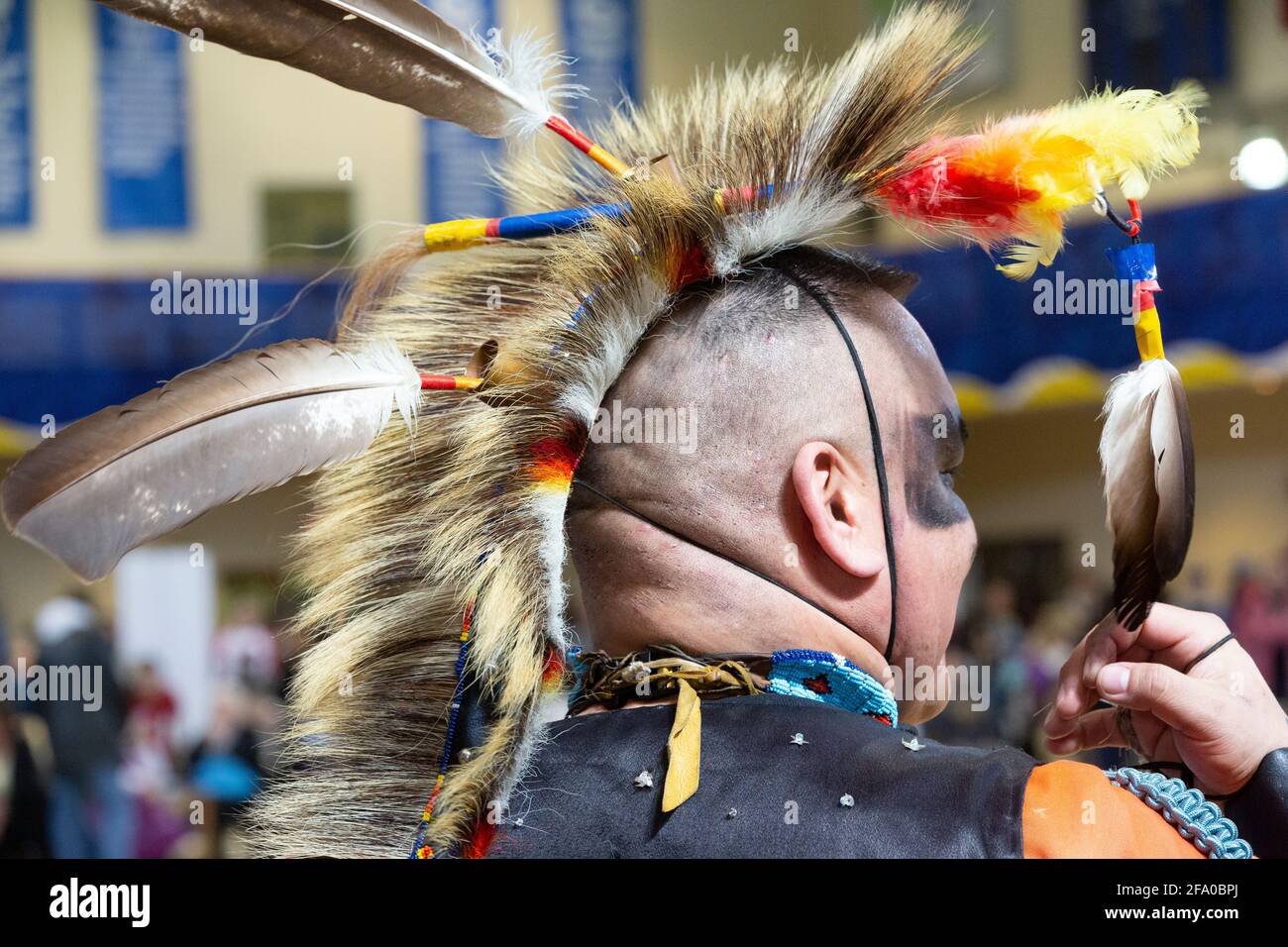 Indigenous Pow Wow Celebration Stock Photo - Alamy
