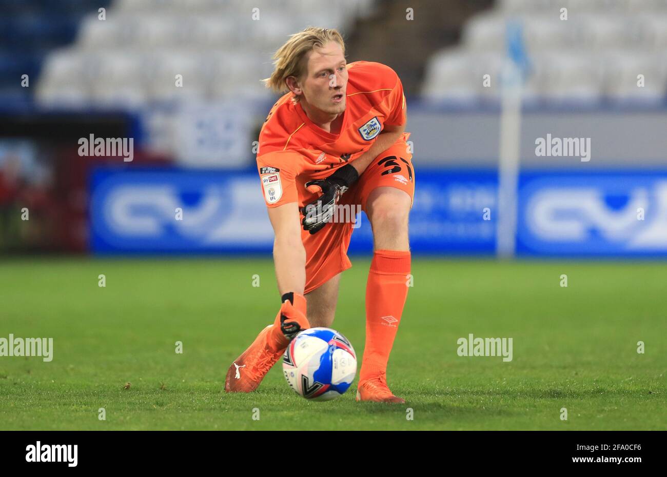 Huddersfield Town goalkeeper Ryan Schofield during the Sky Bet ...