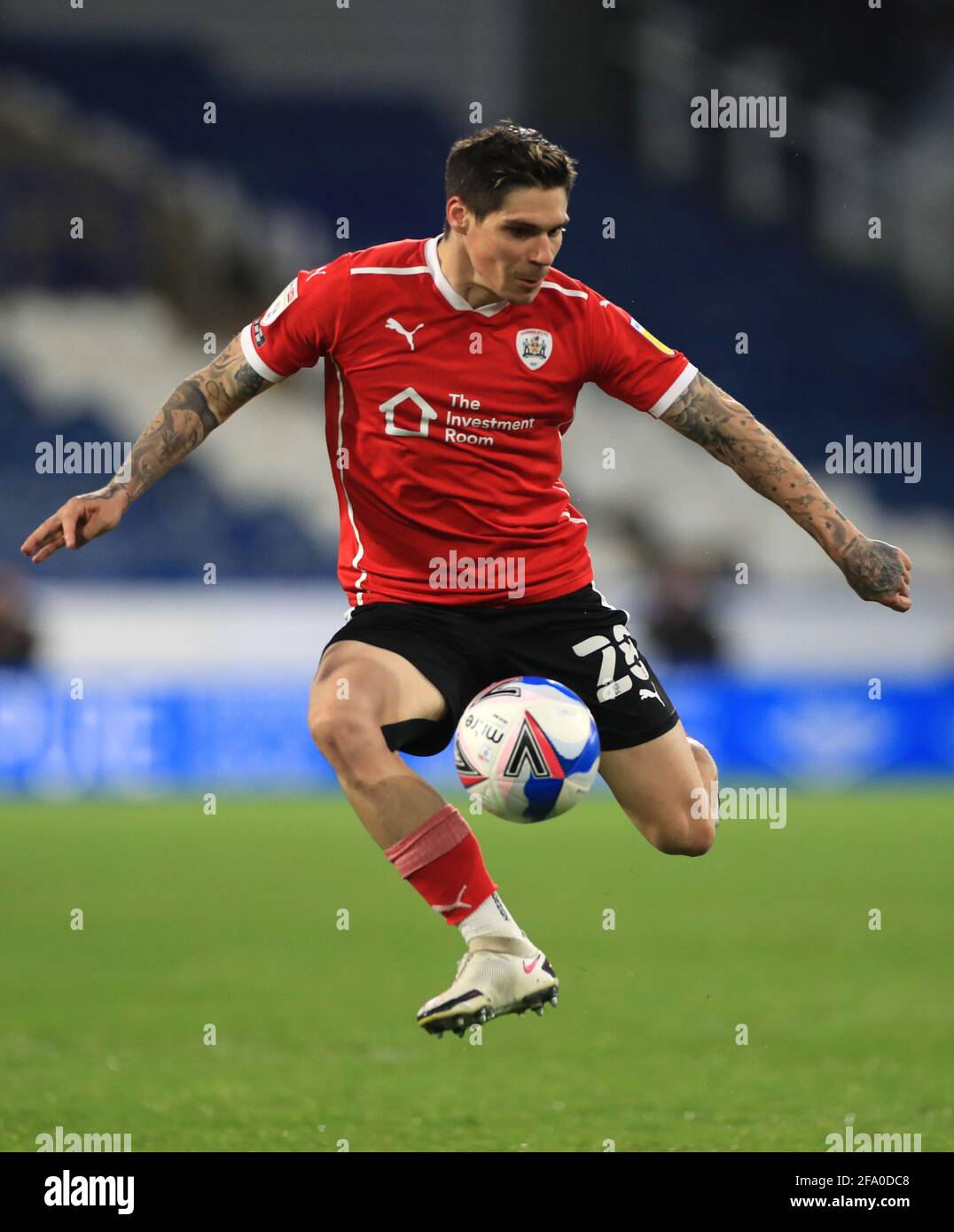 Barnsley's Dominik Frieser during the Sky Bet Championship match at the ...