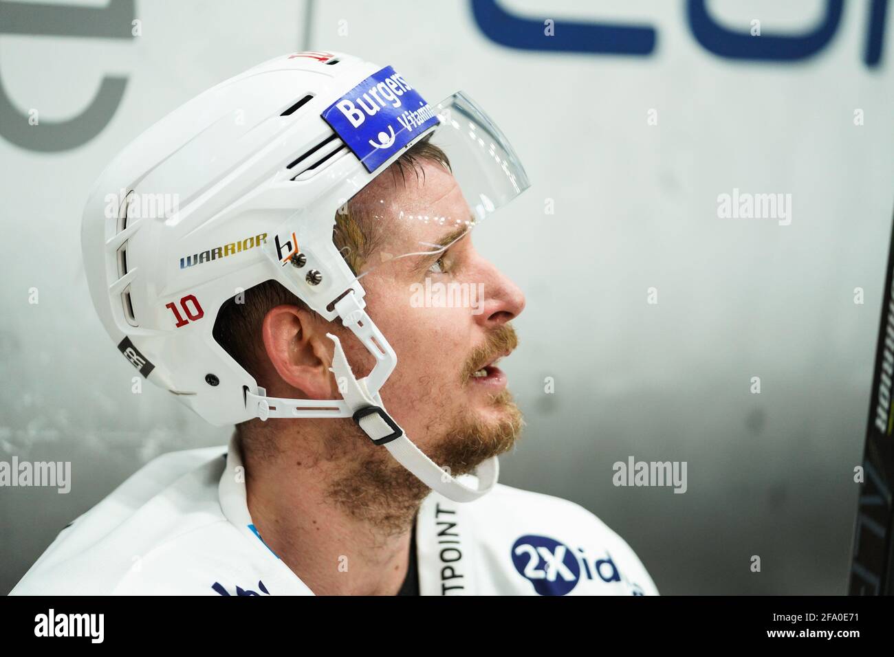 April 21, 2021, Porza, Corner Arena, NL 1/4 Final - Game 5: HC Lugano ...