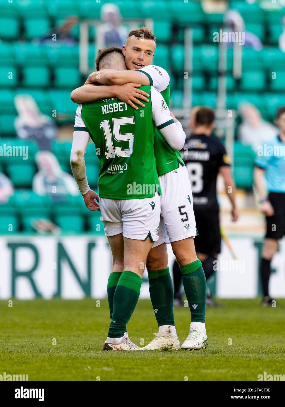 Easter Road, Edinburgh, UK. 21st Apr, 2021. Scottish Premiership ...