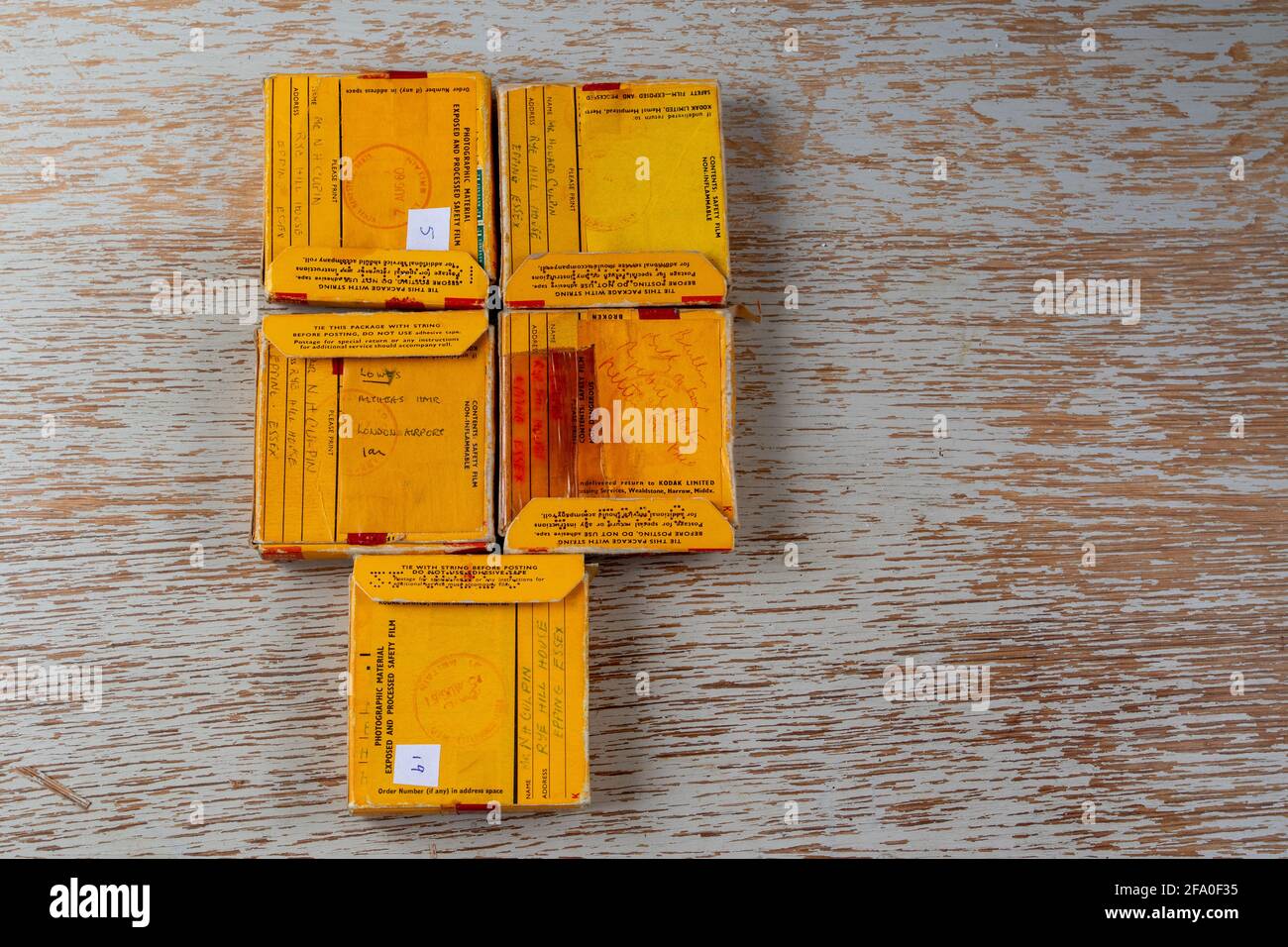 Film boxes hi-res stock photography and images - Alamy
