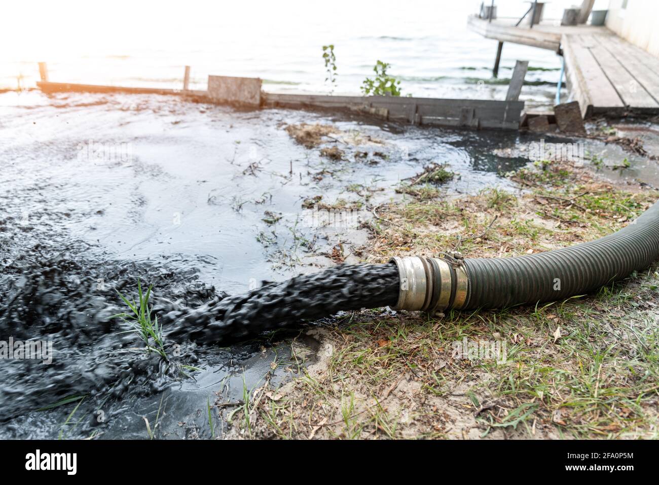 Mining industrial waste pipe hi-res stock photography and images - Alamy