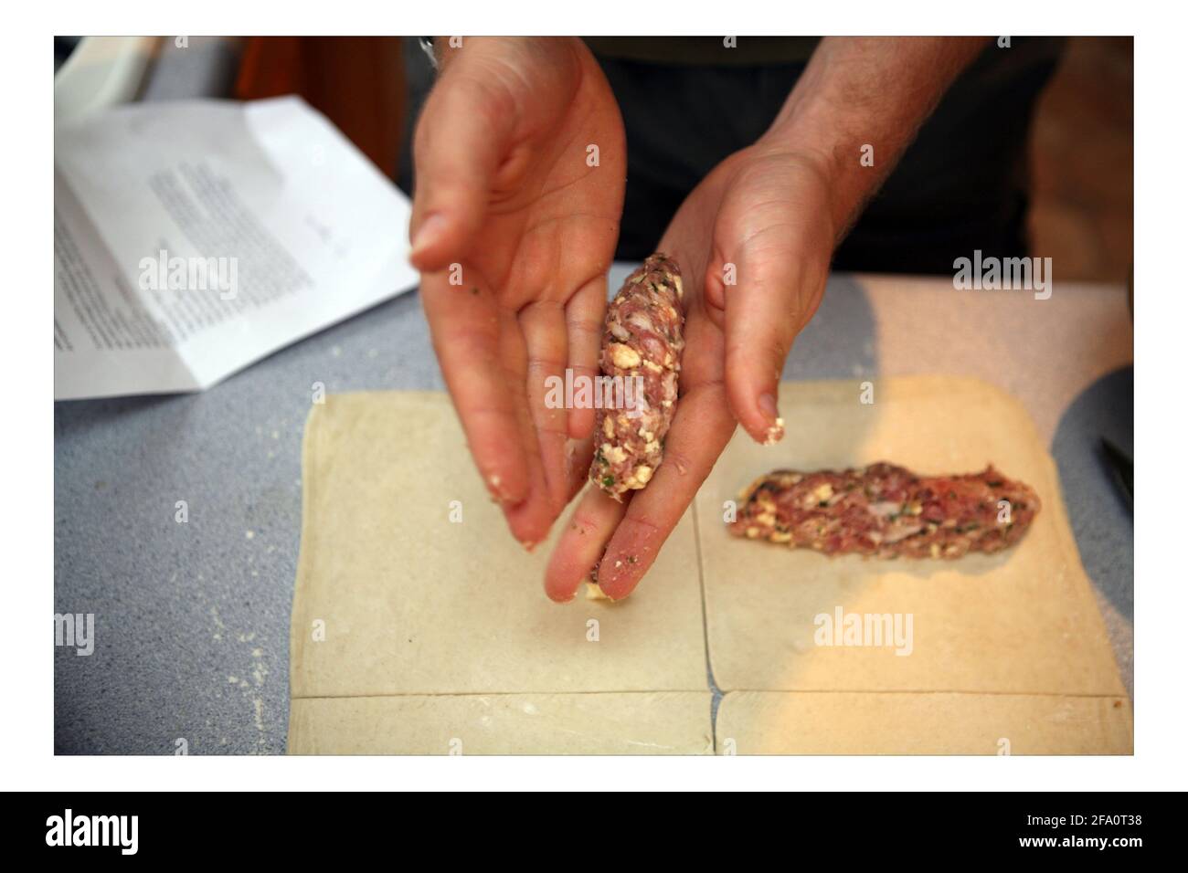 Simon Usborne cooks a pack lunch and eats in the office. Sausage Rolls ...