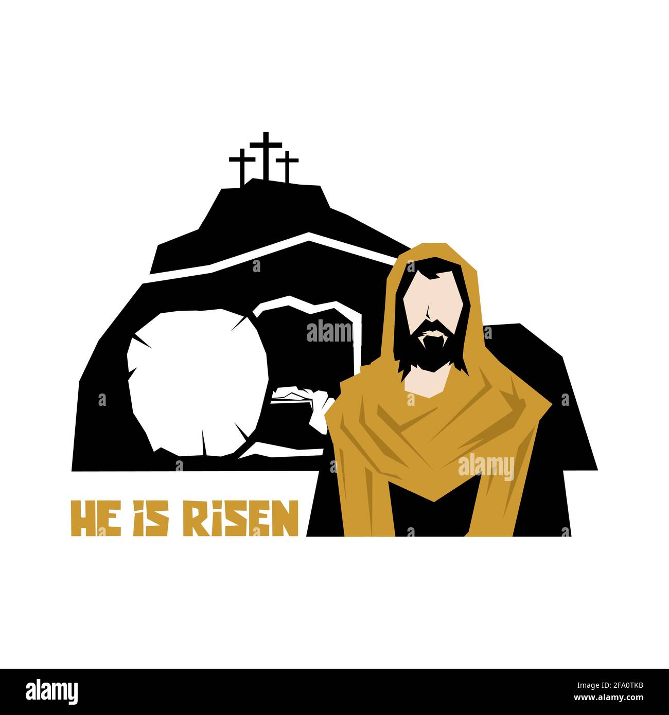 Biblical paradise Stock Vector Images - Alamy