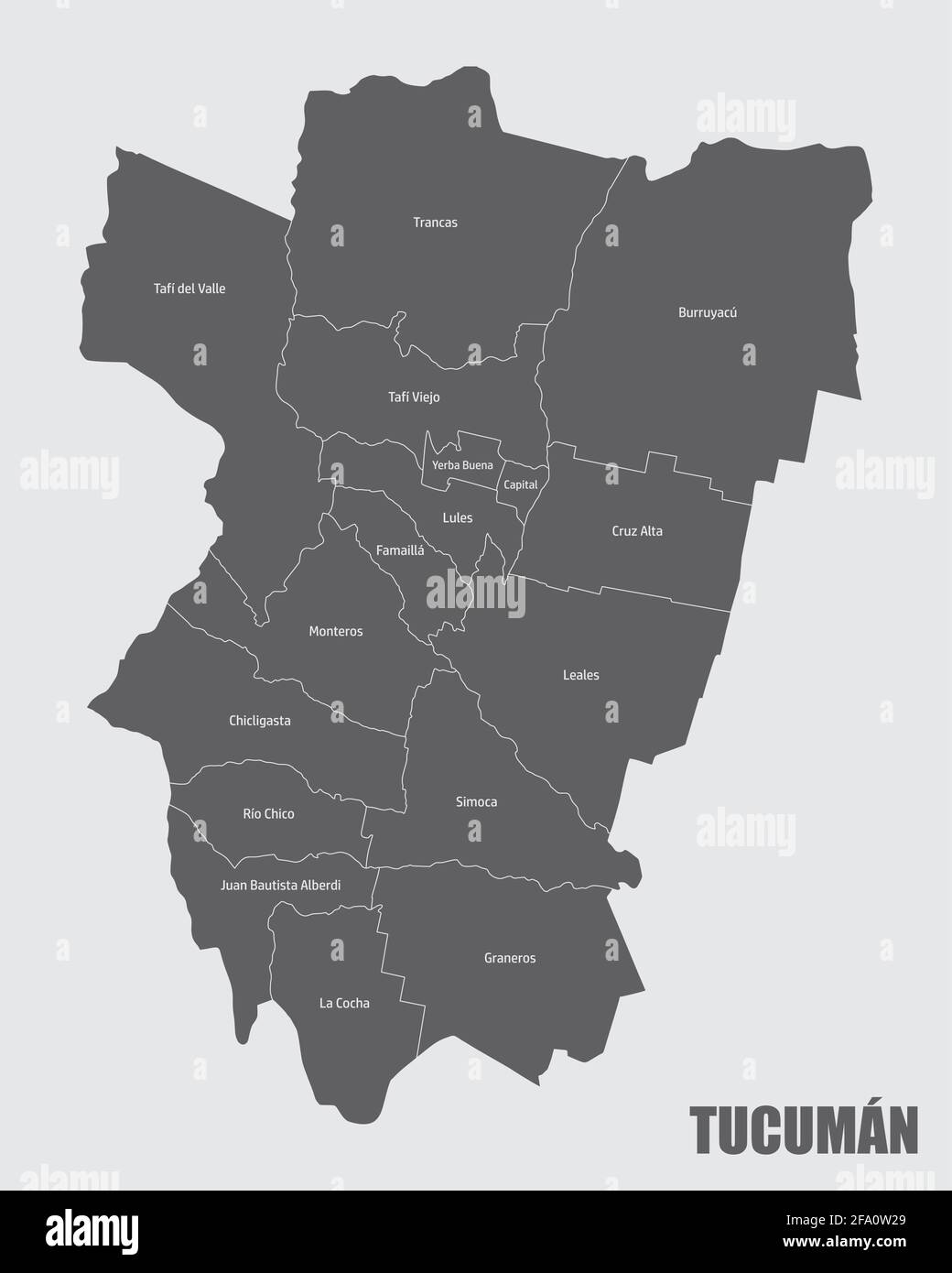 Argentina provinces vector vectors hi-res stock photography and images ...