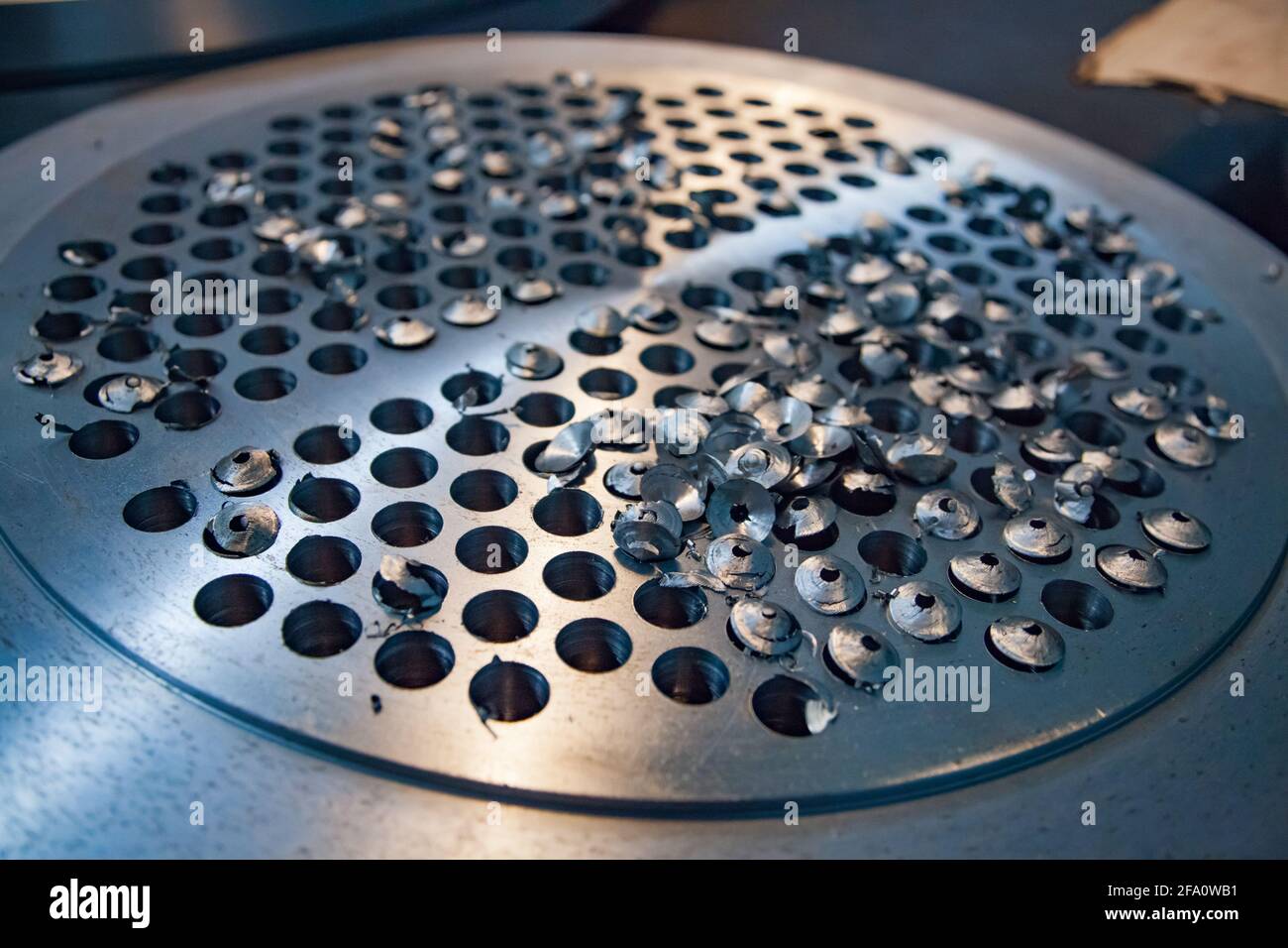 Steel grill (grid) manufacturing. Heavy engineering plant ...